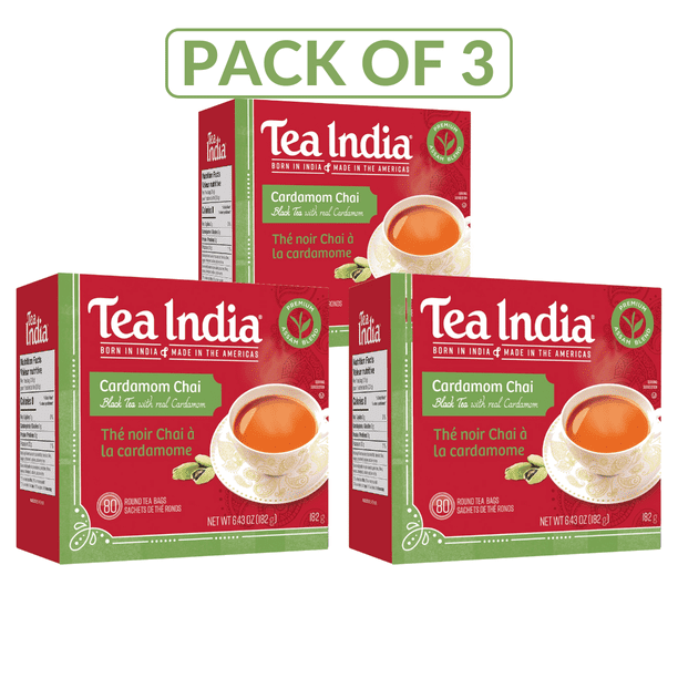 TEA INDIA CARDAMOM CHAI 182G X 3 - Walmart.ca