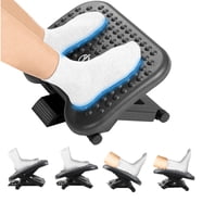 Mount-It! Dual Pedal Ergonomic Footrest, Ideal for Workplace, to ...