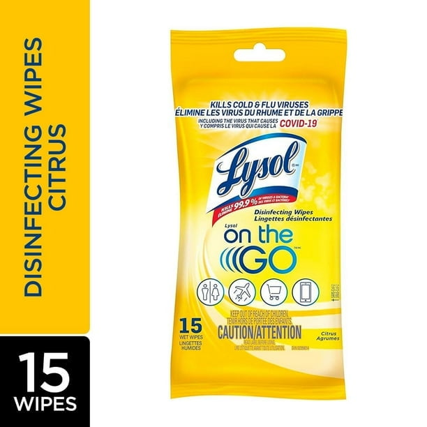 Click here for Lysol Disinfecting Wipes - Lysol On The Go Citrus... prices
