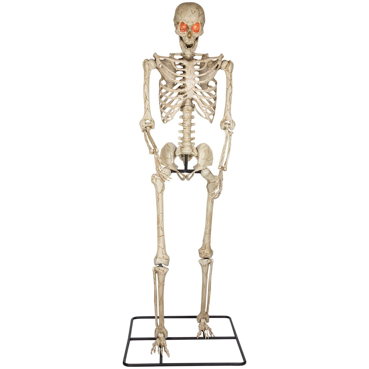 Poseable Skeleton with Lighted Red Eyes 10ft - Walmart.ca
