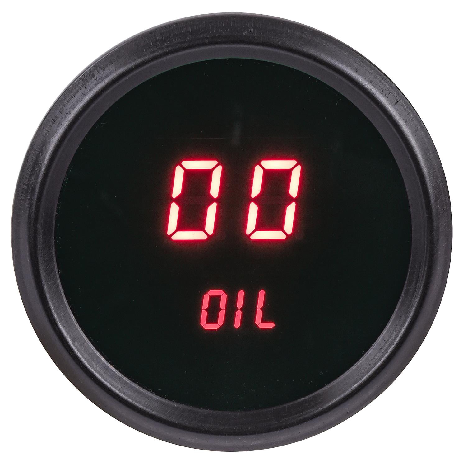 JEGS 41464 Oil Pressure Gauge LED Digital 0 to 99 PSI 2 1/16 in ...