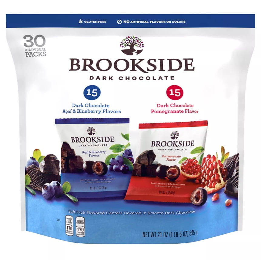 Brookside Dark Chocolate Acai and Blueberry/Pomegranate - Chocolate ...
