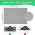 10pcs 11.8 X 7.8inch Flower Pot Hole Mesh Pad, Plastic Mesh Sheet, Eye ...
