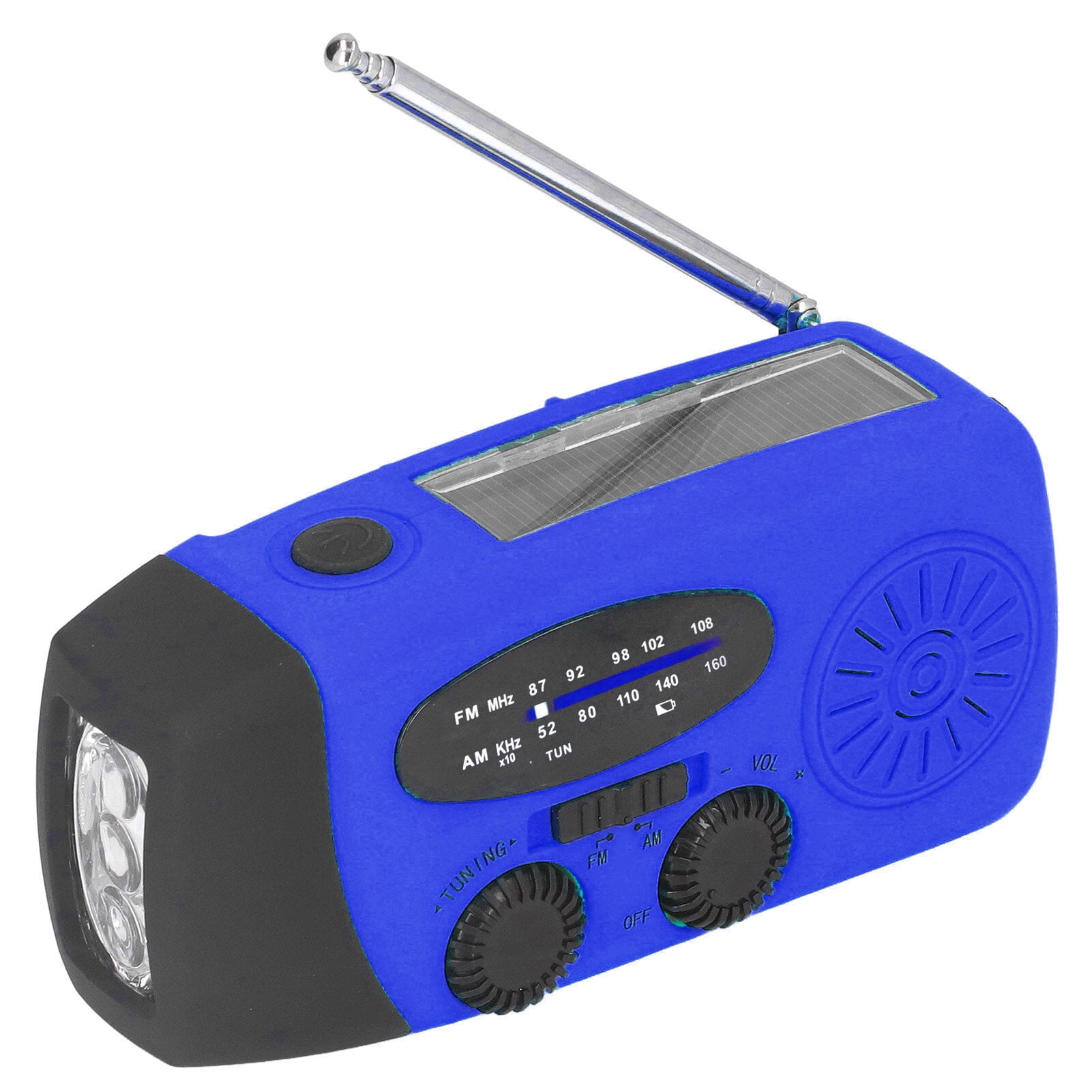 Linterna de radio, radio solar con manivela Radio solar Radio solar con ...