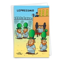 NobleWorks Funny New Year Greeting Card with 5 x 7 Inch Envelope (1 ...