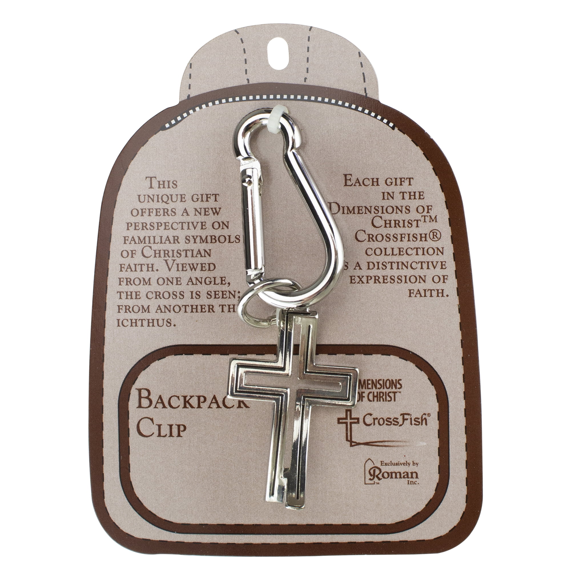 3 5 Crossfish Religious Ichthus Cross Backpack Tag Keychain Walmart 3-5-crossfish-religious-ichthus-cross-backpack-tag-keychain-walmart