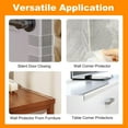2.6 in x 9.84 FT,Clear Soft Corner Protectors for Furniture Strip,Sharp ...
