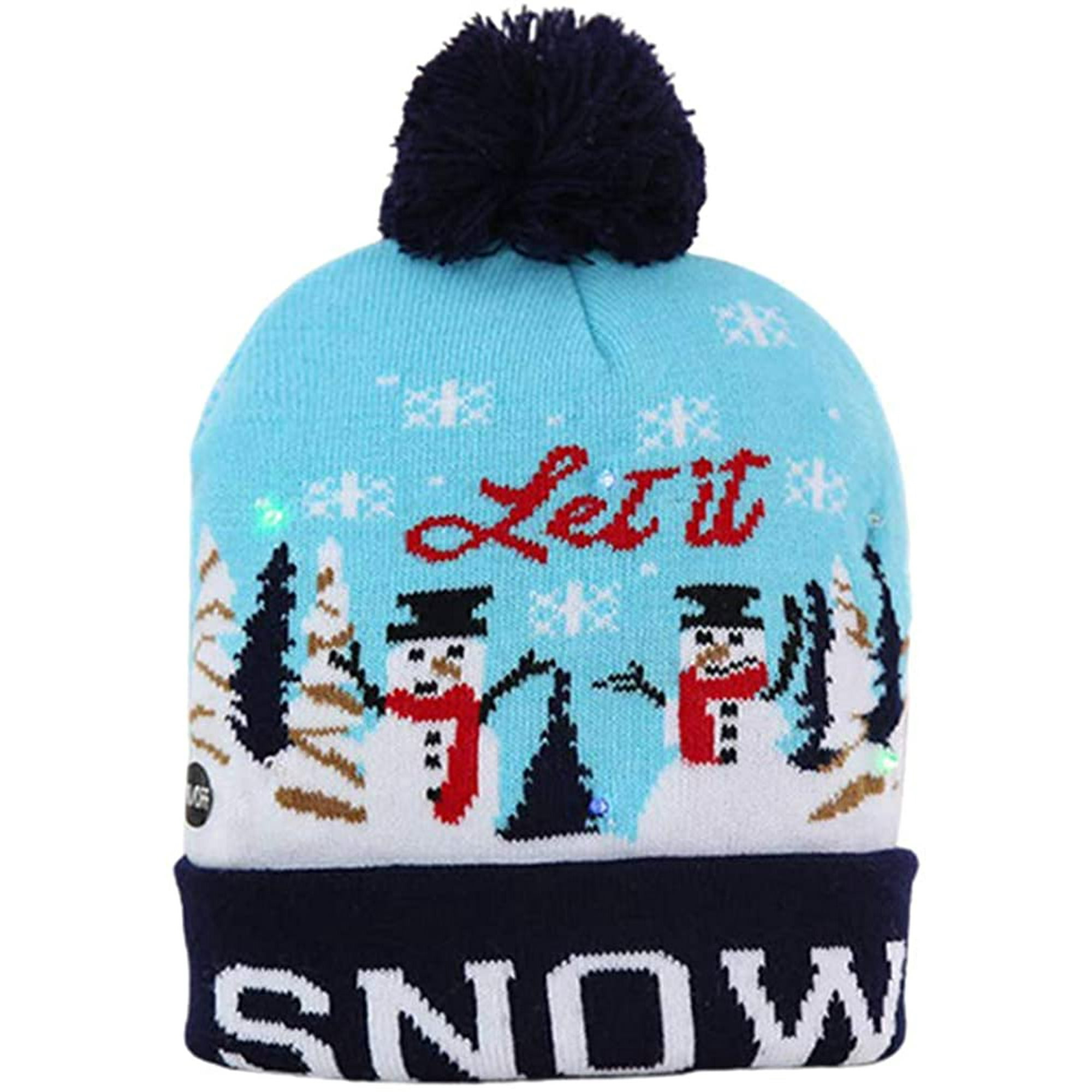 Click here for Htcm Deals Led Christmas Beanie Christmas Hat Knit... prices