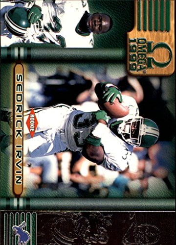 1999 Pacific Omega #86 Sedrick Irvin RC NFL Football Trading Card ...