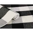 Sanmadrola 27.5''x43'' Black Checkered Doormat, Indoor/Outdoor Welcome ...