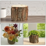 Bark Flower Bucket Pots for Plants Flower Pot Planter Bark Rustic Plant ...