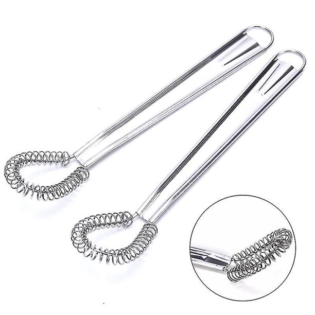1pcs 20cm Stainless Steel Magic Hand Held Spring Whisk Mini Kitchen ...