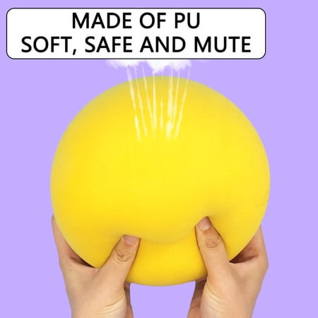 18CM Mute Ball Sponge Soft Bouncy Ball Noise Reduction Children Indoor ...