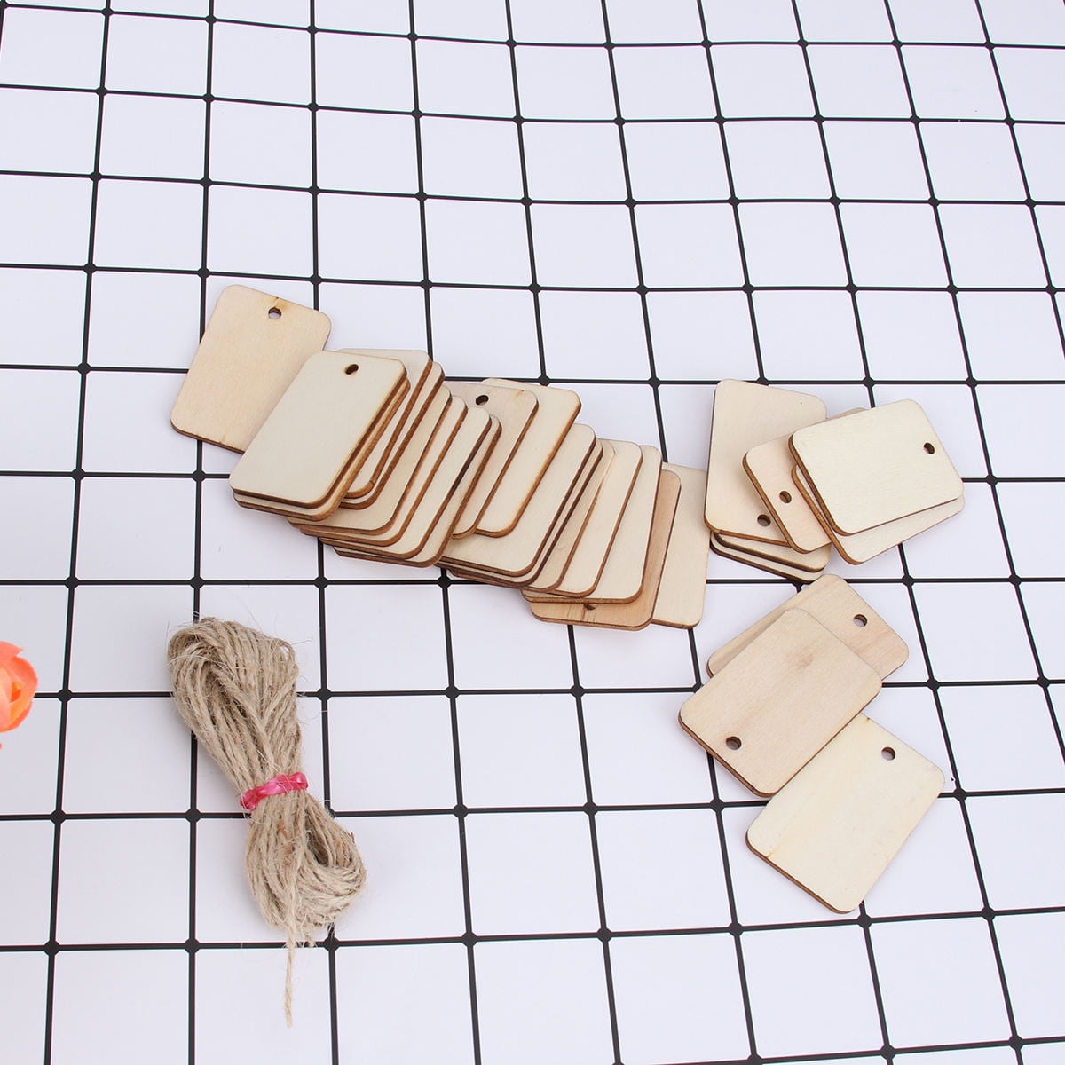 Click here for Goohochy 50pcs Wood Paintable Ornaments Assorted C... prices