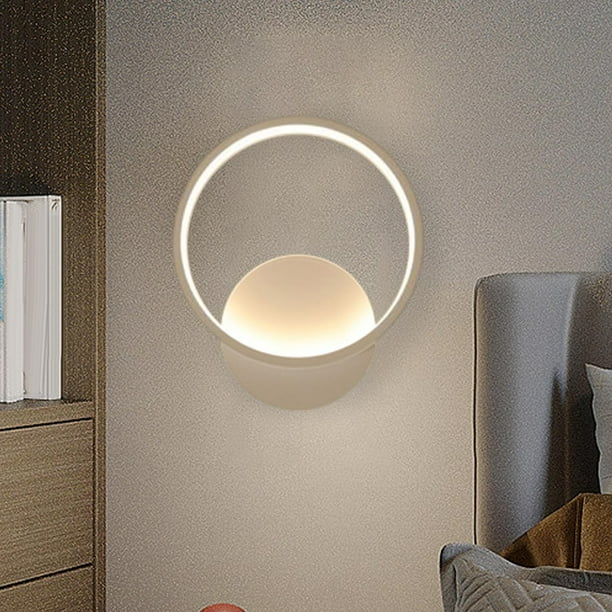 LED Wall Light Modern Nordic Lighting Simple Frosted White Wall Light ...