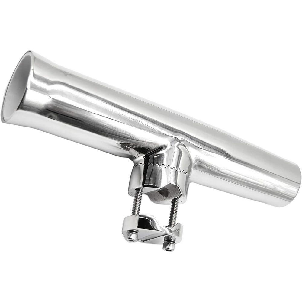 MARINE CITY Marine Boat Stainless-Steel Clamp-on Fishing Rod Holder for ...