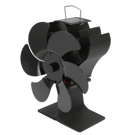 Heat Powered Stove Fan, 6 Blade Stove Eco Fan Low Noise Self Starting ...