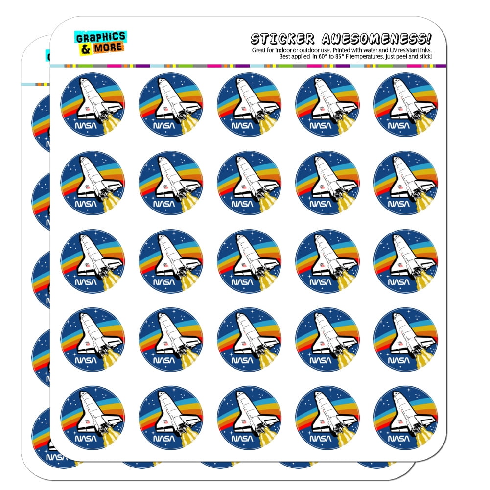 Space Shuttle Printables Stickers