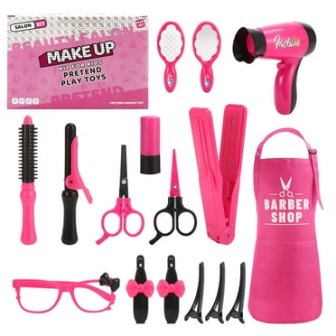Kid Odyssey Kids Hair Salon Toys, Barber Playset Pretend Play Makeup ...