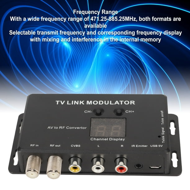 A Vto RFTV Link Modulator,UHF Modulator TV Link TV Link Modulatorwith ...