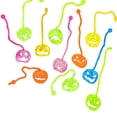50 Pcs Halloween Sticky Hands Bulk, Pumpkin Shape Stretchy Toys for ...
