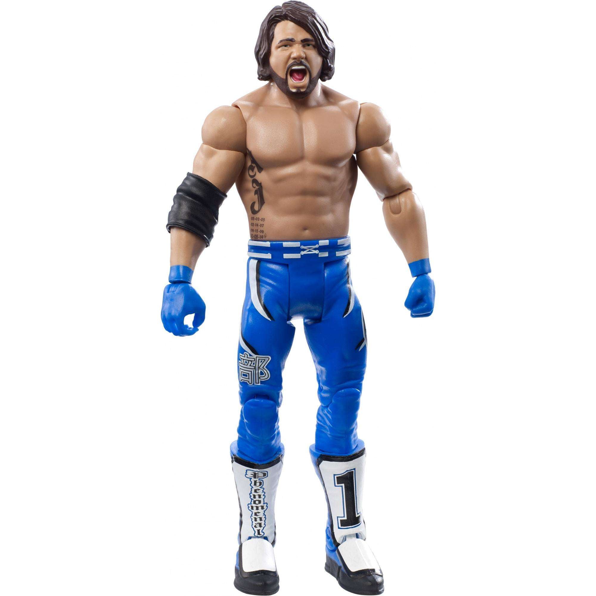 WWE AJ Styles 6 inch Articulated Action Figure With Ring Gear Walmart wwe-aj-styles-6-inch-articulated-action-figure-with-ring-gear-walmart