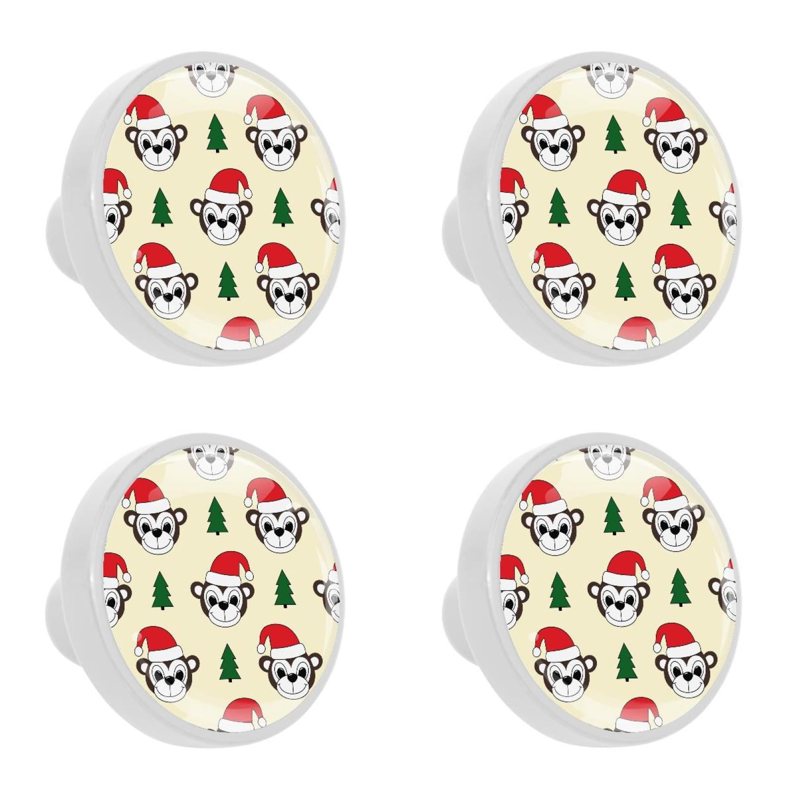4 Pcs Cheeky Monkey Knobs for Kitchen Cabinet Cupboard Dresser Bookcase ...