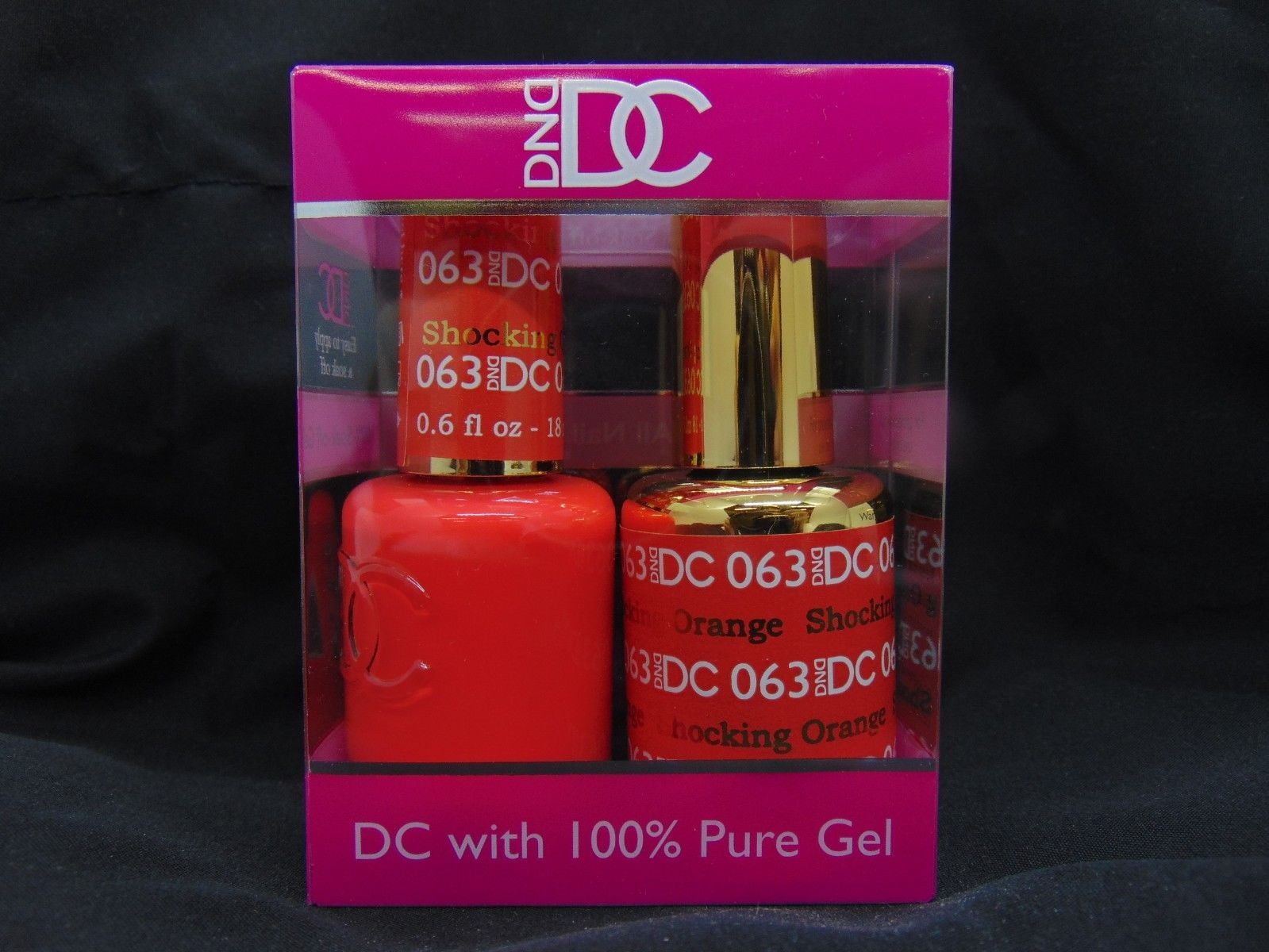 DND - DC Duo Soak off Gel & Matching nail polish, #063 - Shocking ...