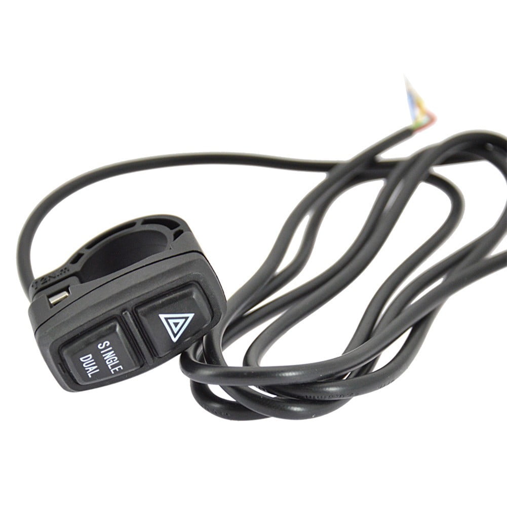 Single Dual Hazard Warning Indicator Switch For E-Bike Scooter ...