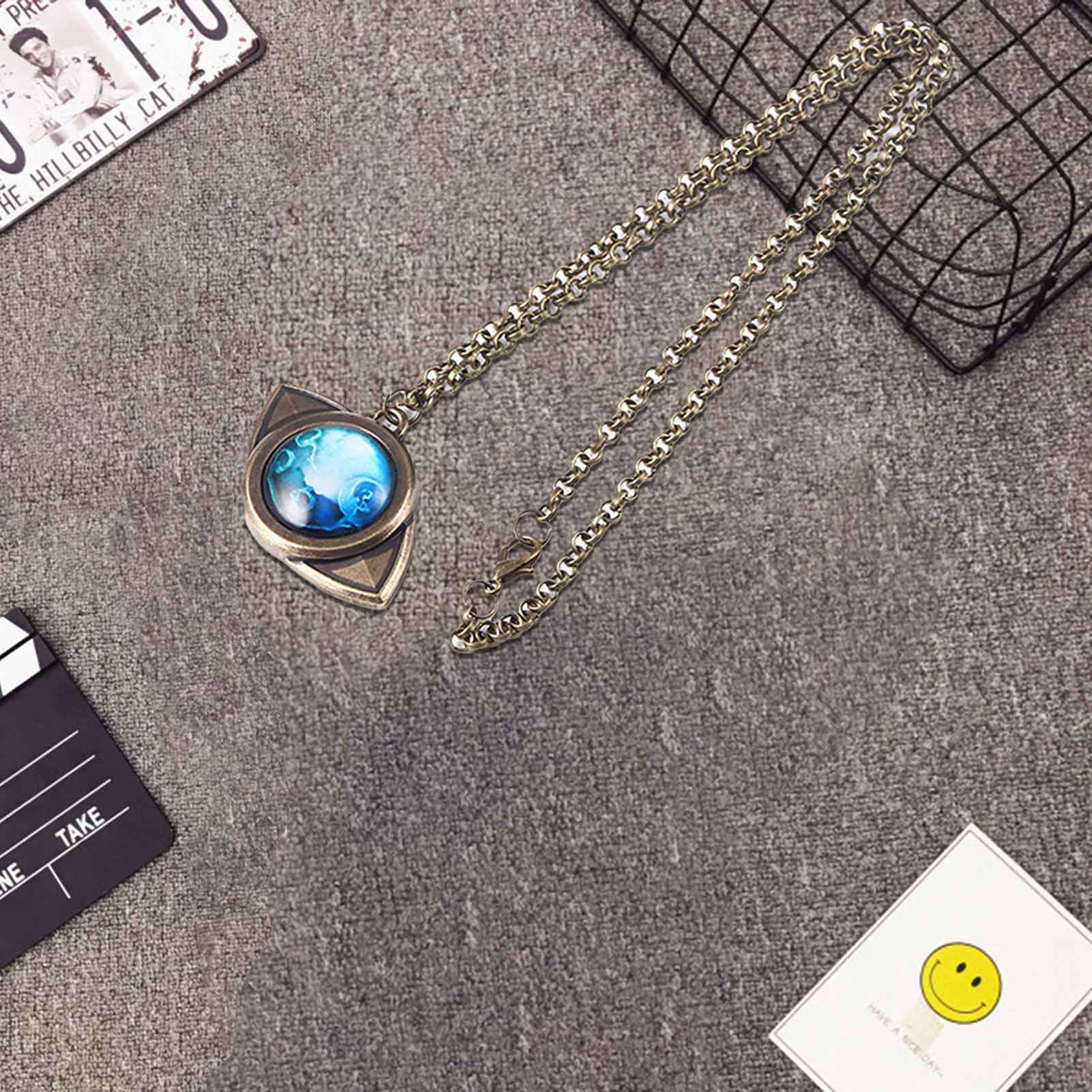 Buy Riapawel The Promised Neverland Emma Amulet Cosplay Necklace Women ...