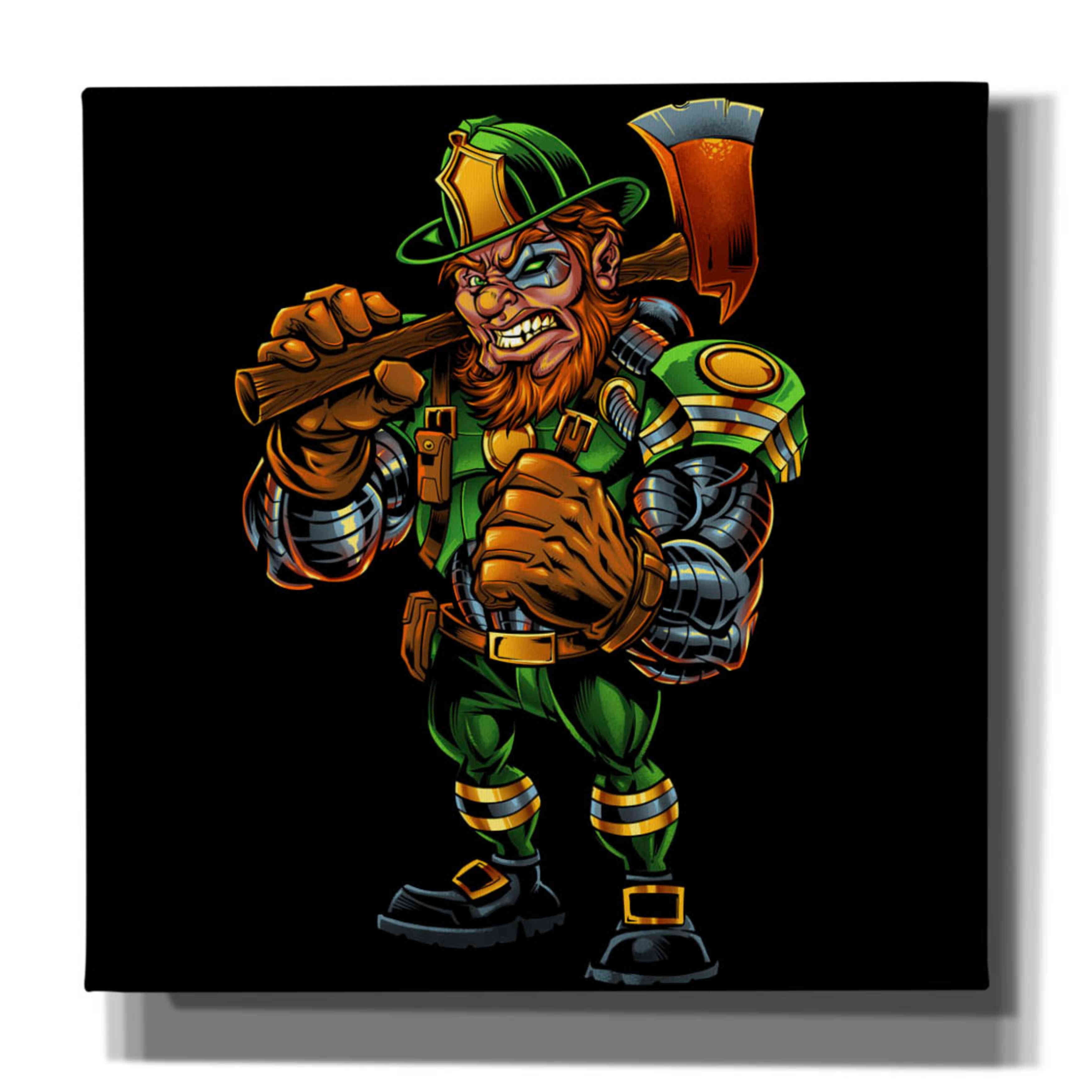 Epic Graffiti 'Fire Fighter Cyborg Leprechaun' by Flyland Designs ...