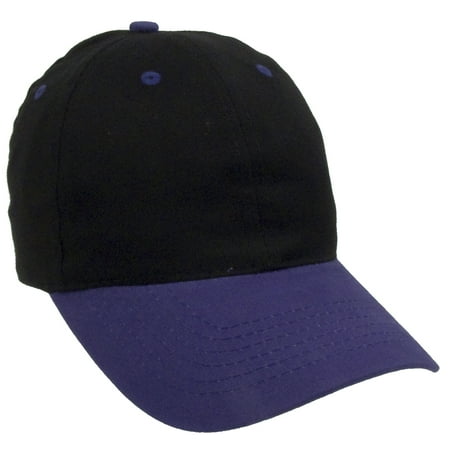 Two Tone Plain Baseball Cap Unstructured Blank Hats - Walmart.com