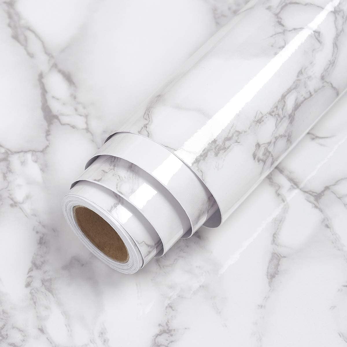 Click here for Fuzhong-Lacheery Grey White Marble Contact Paper D... prices