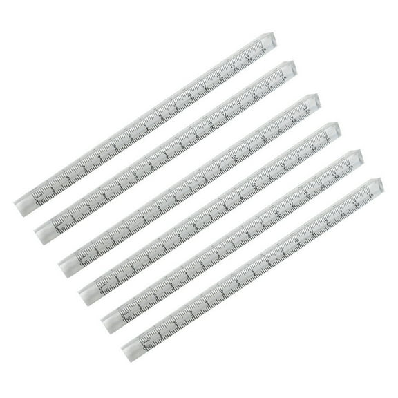 SEIWEI Stainless Steels 0-180 Degrees Protractor with Ruler Durable ...