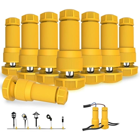 Low Voltage Fastlock Landscape Light Cable Connectors 20-Pack ...