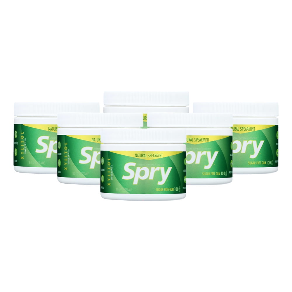 Spry Fresh Natural Xylitol Dental Defense System Sugar Free chewing Gum ...
