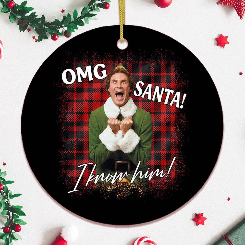 Buy OMG Santa I Love You Christmas Ornament Online at Lowest Price in ...