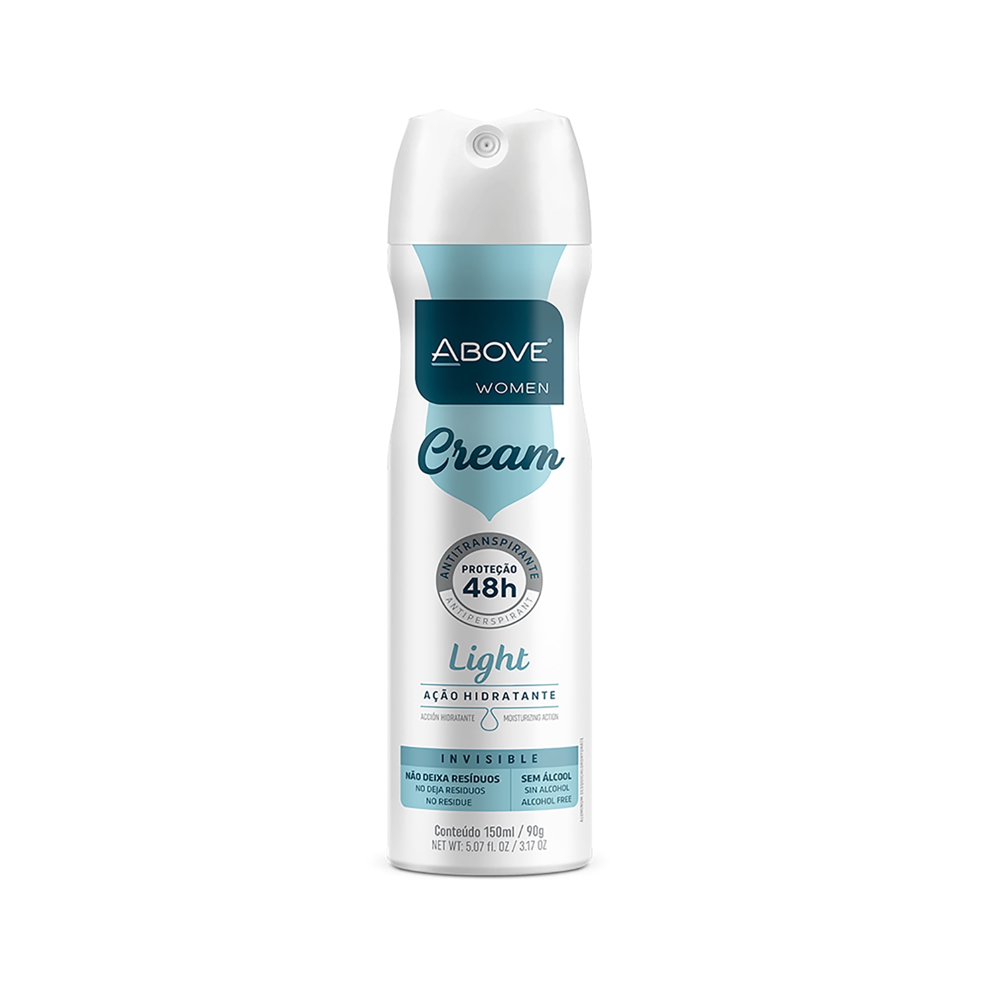 ABOVE Crema Ligera, 48 Horas Desodorante en Spray para Mujeres, 90 g ...