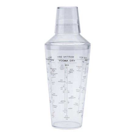 Transparent Cocktail Shaker 700ML Bartender Martini Tool Bar Supplies ...