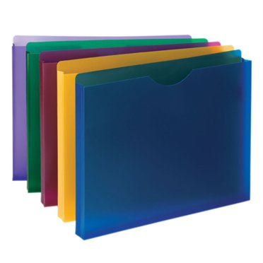 Office Depot Poly Project View Folders, Letter Size, Assorted Colors ...