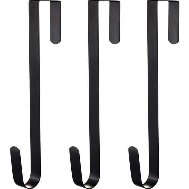 3 Pieces Christmas Decor Metal Wreath Hangers Over The Door Light Handy ...