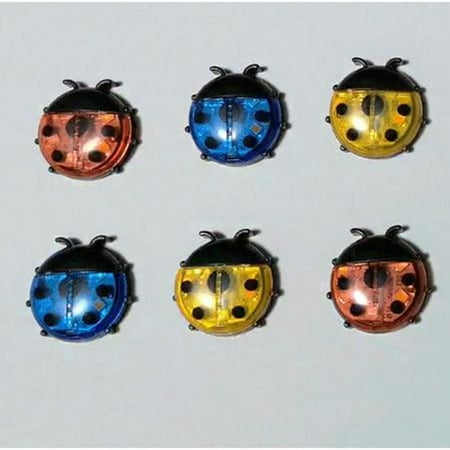 Car Door Warning Lights Cute Ladybug Shape Flashing LED Wireless Lights ...