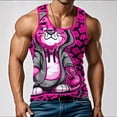 American Independence Day 3D Digital Print Vest Casual Men's Sleeveless ...