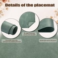 Table Place Mats Washed Green 6 Count - Walmart.com
