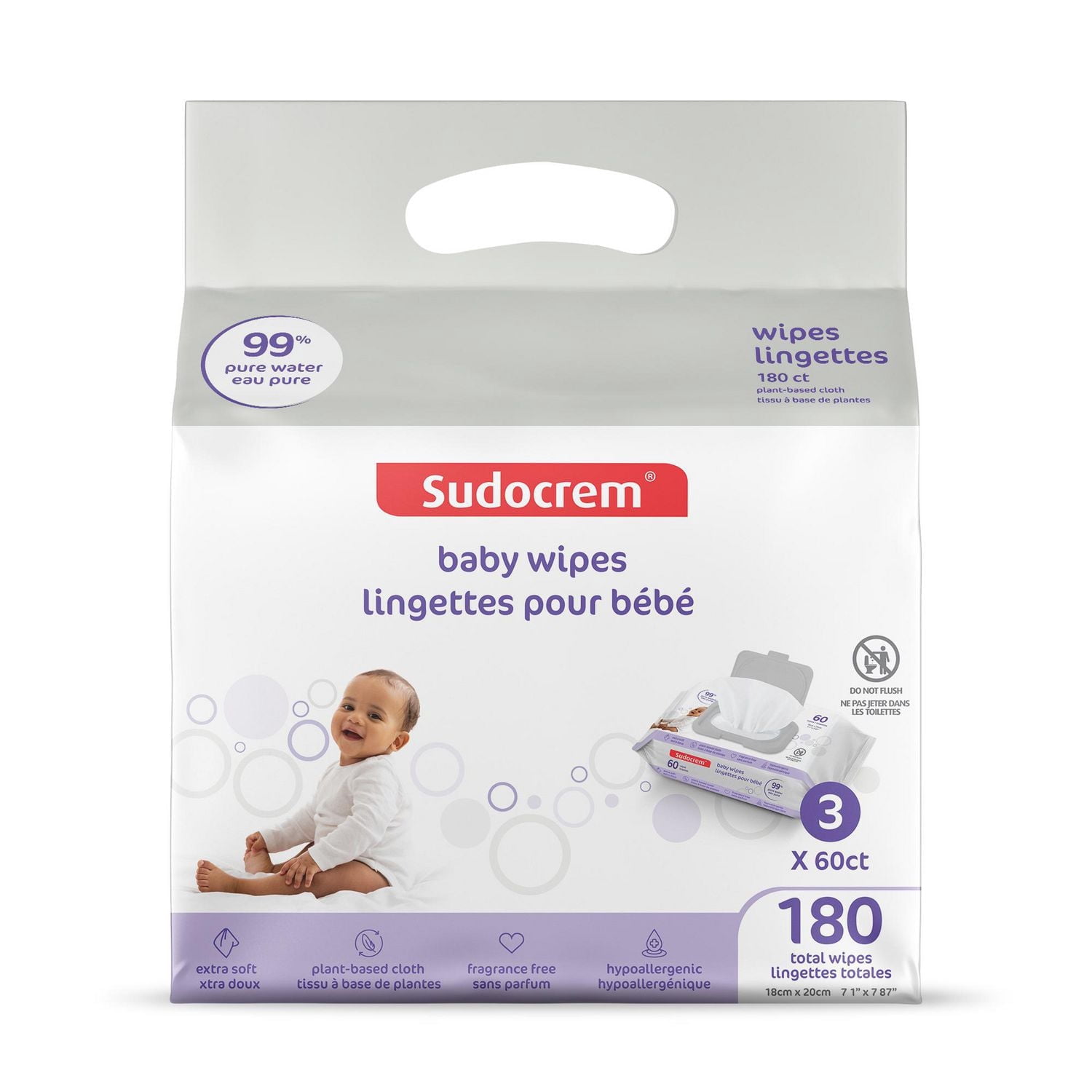 Click here for Sudocrem Pure Water Wipes prices