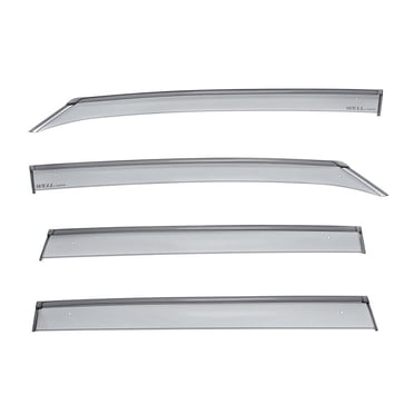 Wellvisors Side Window Visors Deflectors Rain Guards With Chrome Trim ...