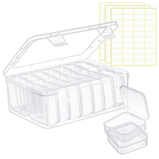 Mini Plastic Storage Box with Locking Lid Clear Plastic Organizer for ...