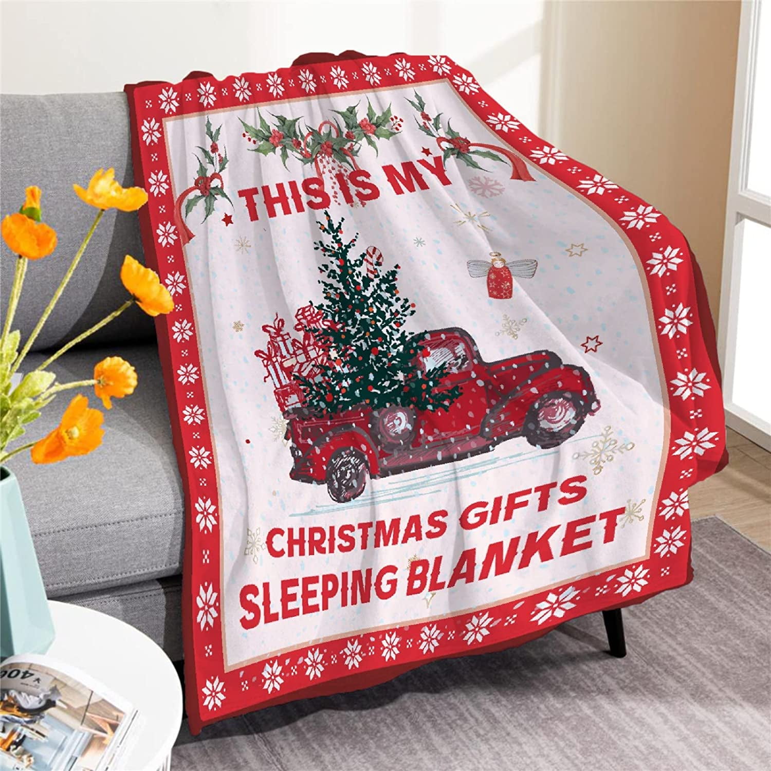 Funny Blanket Microfiber Flannel Throw Lightweight Super Soft Cozy ...