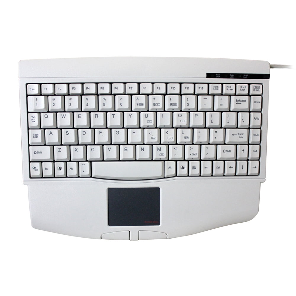 Adesso ACK-540UW – Mini Touchpad Keyboard (White) - Walmart.com
