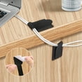 60pcs Power Cord Storage Cable Manager Adhesive Cord Clips Cable ...